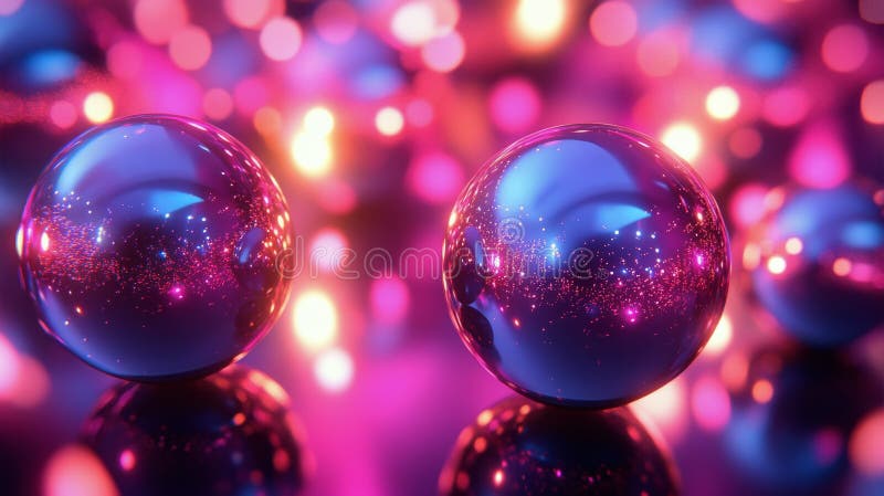Several Glowing Orange Spherical Objects Stock Photos - Free & Royalty ...