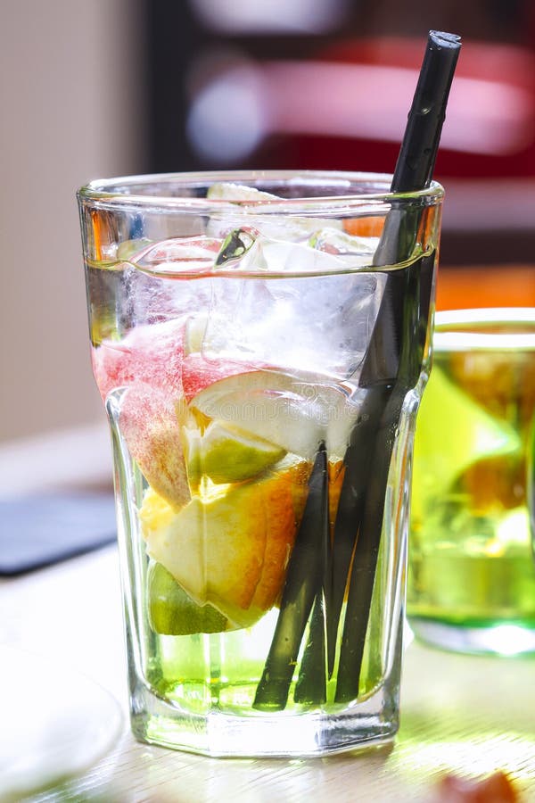 Colorful Refreshing Drinks for Summer, Cold Strawberry Lemonade Juice ...