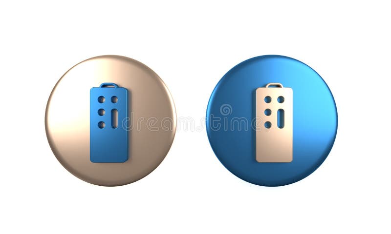Colorful Remote Control Icon Isolated on White Background. Circle ...
