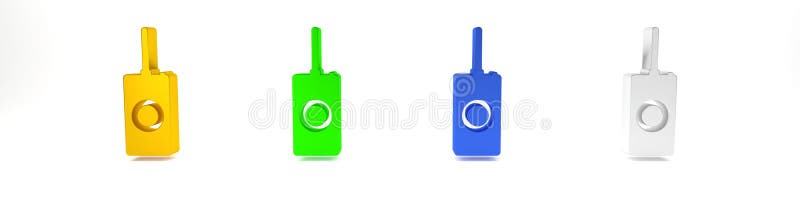 Colorful Remote Control Icon Isolated on White Background. Minimalism ...