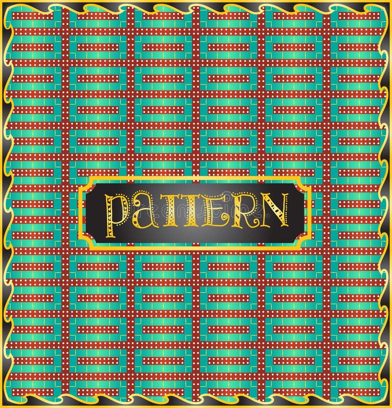 Colorful Repeatable Pattern Background Stock Illustration ...