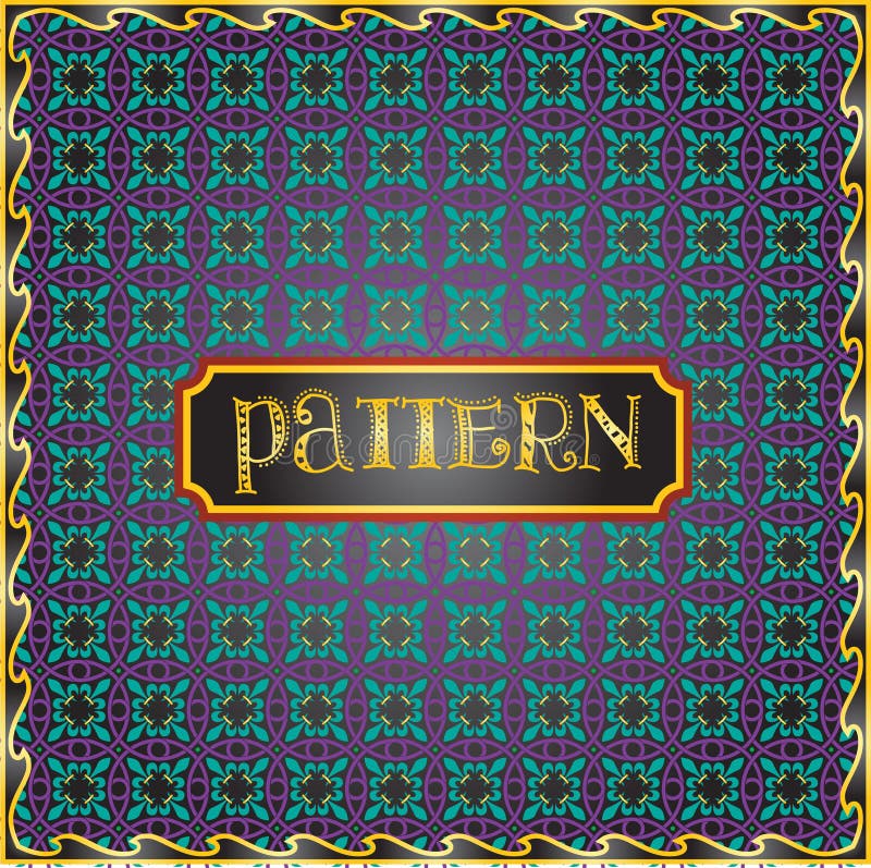 Colorful Repeatable Pattern Background Stock Illustration ...
