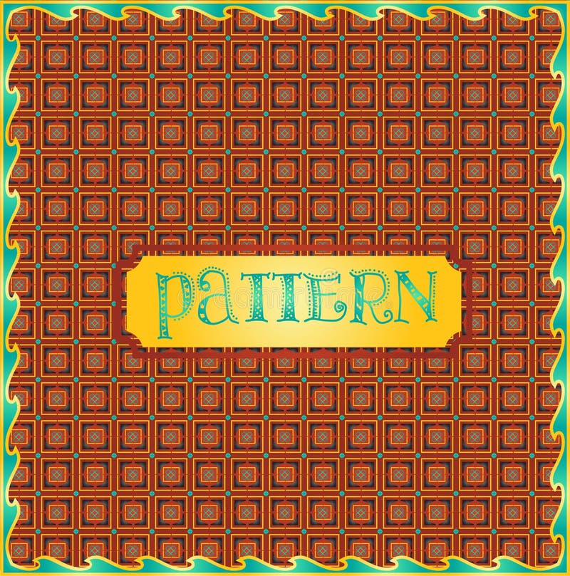 Colorful Repeatable Pattern Background Stock Illustration ...