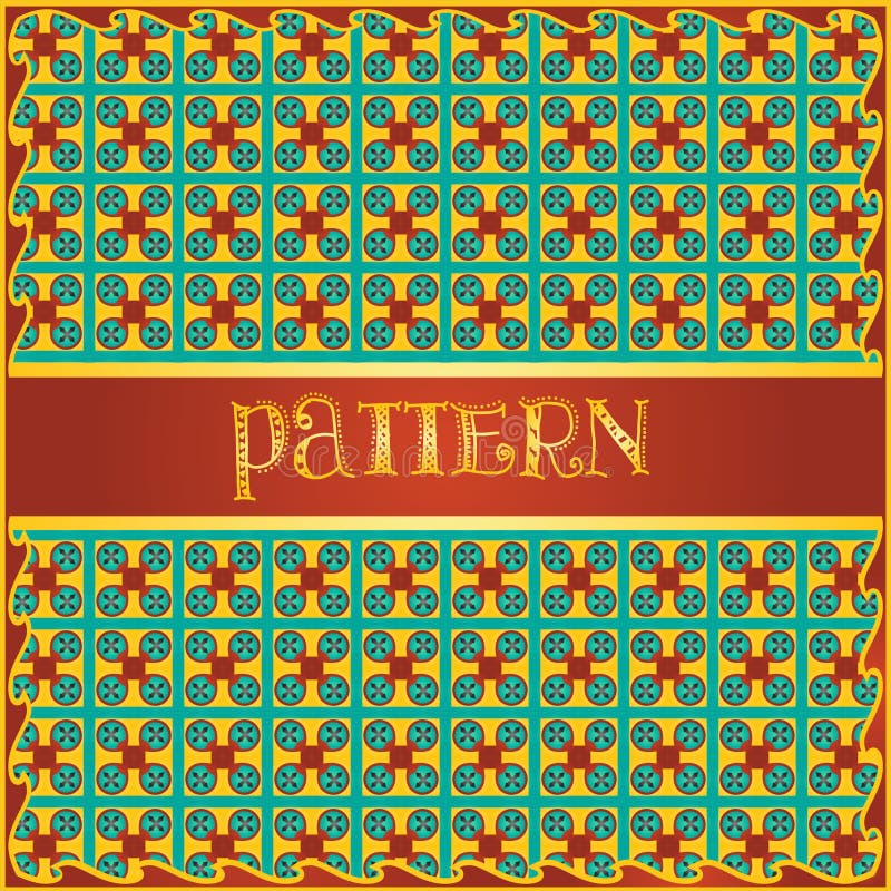 Colorful Repeatable Pattern Background Stock Illustration ...
