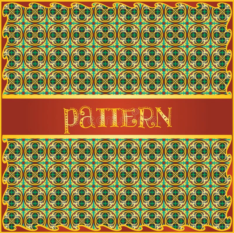 Colorful Repeatable Pattern Background Stock Illustration ...