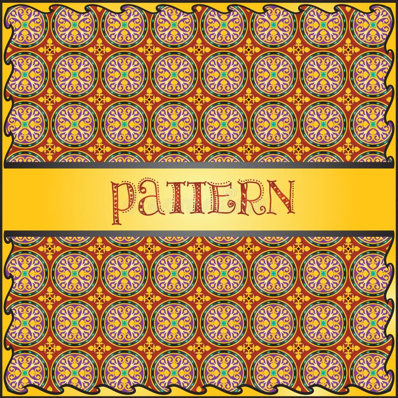Colorful Repeatable Pattern Background Stock Illustration ...