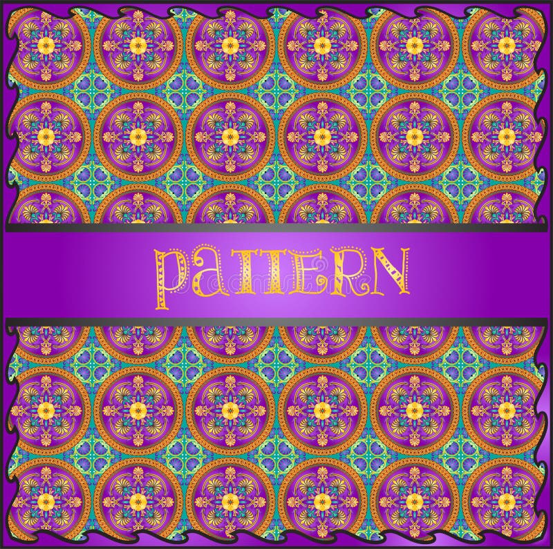 Colorful Repeatable Pattern Background Stock Illustration ...