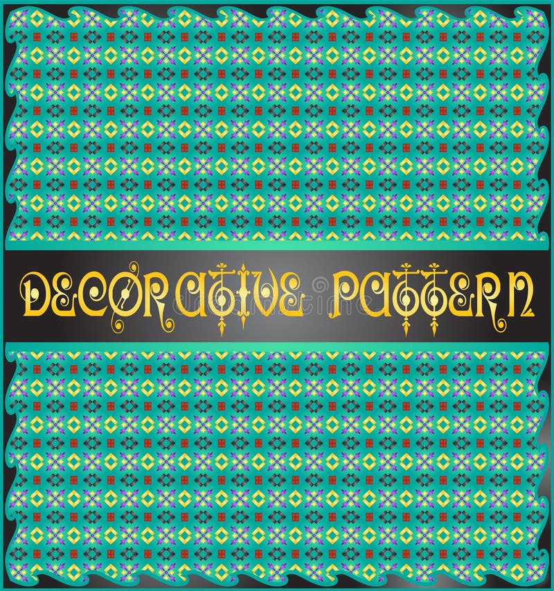 Colorful Repeatable Pattern Background Stock Illustration ...