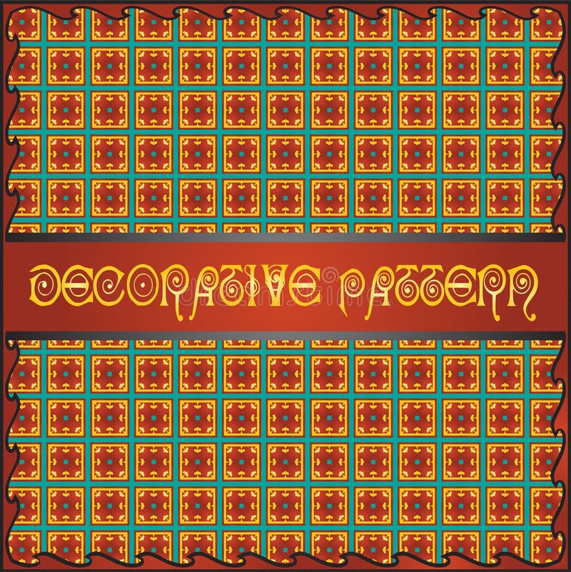 Colorful Repeatable Pattern Background Stock Illustration ...