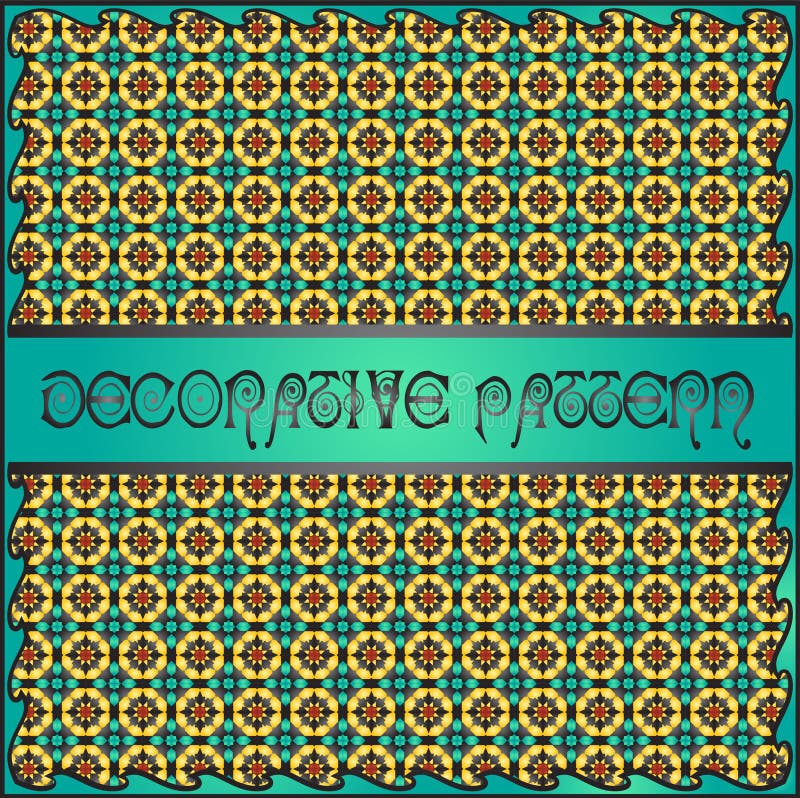 Colorful Repeatable Pattern Background Stock Illustration ...