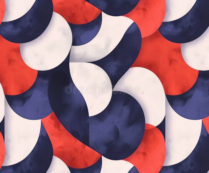 Colorful Repetitive Patterns of Overlapping Shapes in Abstract Design ... Colorful Repetitive Patterns of Overlapping Shapes in Abstract Design ...