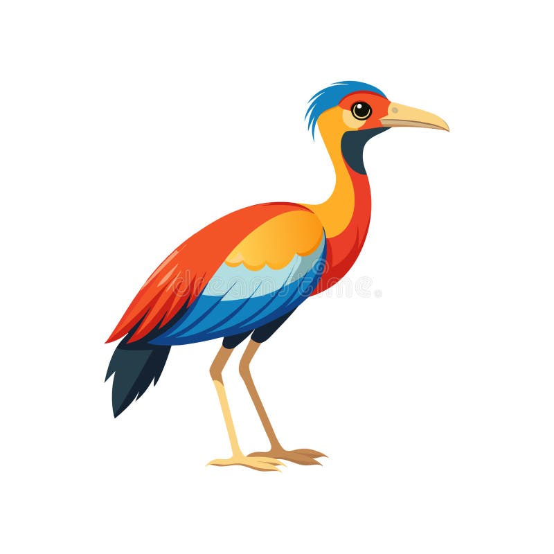 Colorful Representation of Akikiki Bird Stock Image - Illustration of ...