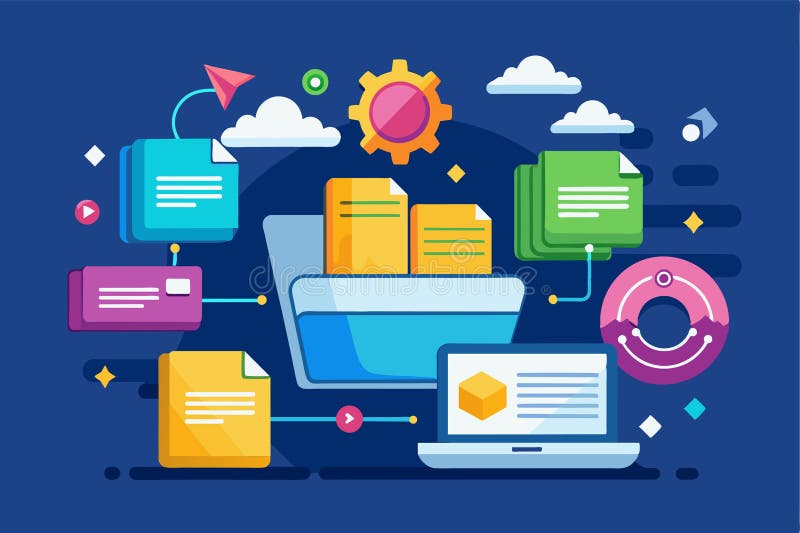 A Colorful Representation of Customizable File Transfer Tools and File Organization in a Digital ...
