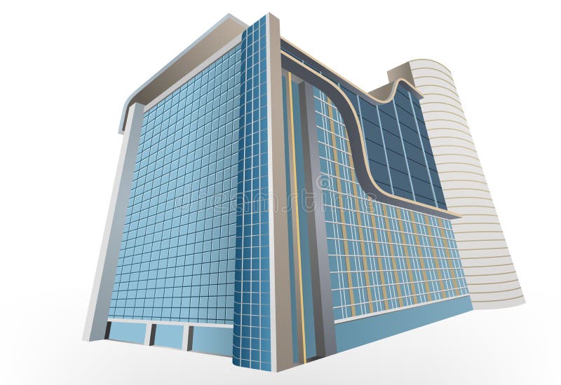 Colorful Residential Building Stock Illustration - Illustration of ...