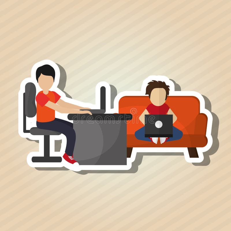 Colorful Resting Design, Vector Illustration Stock Vector ...