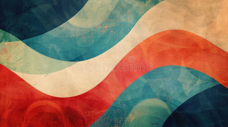 Colorful Retro Background with a Distressed Texture. AIG51A Stock Image ...