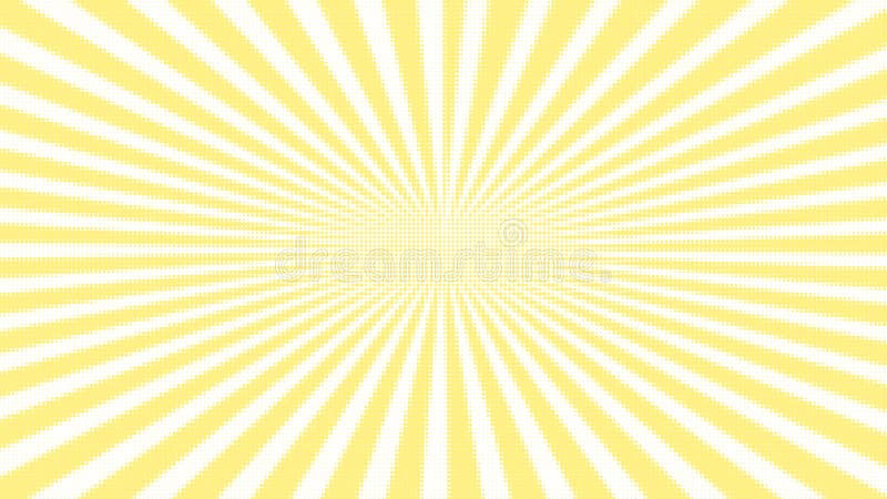 Colorful Retro Rays Comic Background. Stock Illustration - Illustration ...