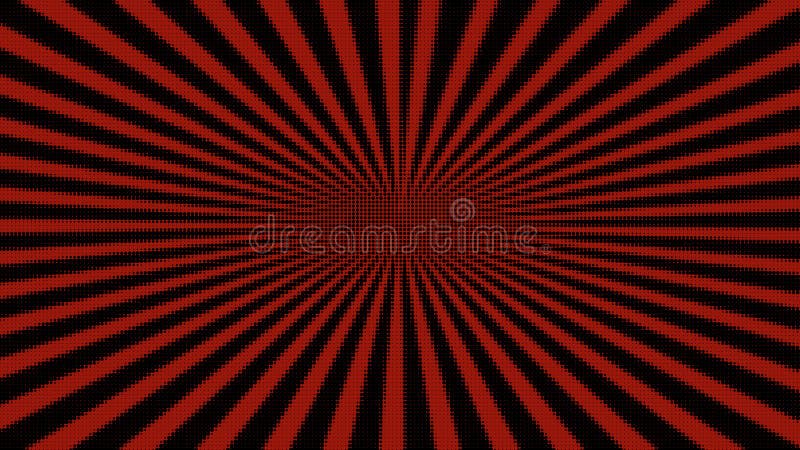 Colorful Retro Rays Comic Background. Stock Illustration - Illustration ...