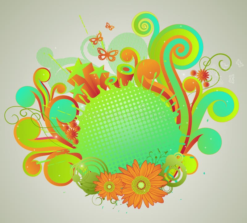 Splash of Color stock illustration. Illustration of background - 444751