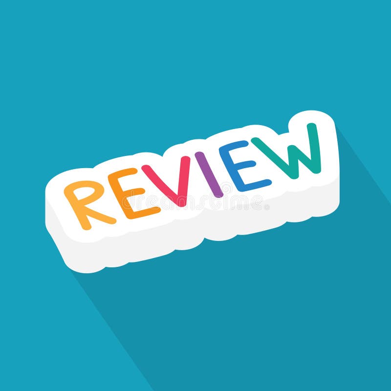 Colorful Review Word Concept Stock Vector - Illustration of concept ...