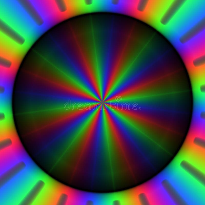 Multicoloured Light Rays Stock Illustrations – 121 Multicoloured Light ...