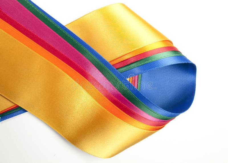 Colorful ribbon assortment stock image. Image of concept - 16898075