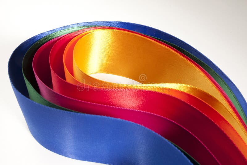 Colorful ribbon assortment stock photo. Image of holiday - 16898092