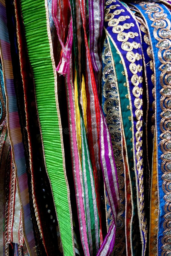 Colorful Ribbon Edging stock photo. Image of closeup - 71229598