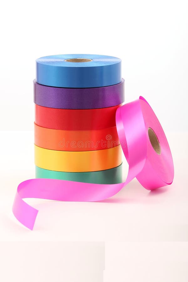 Colorful Ribbons stock image. Image of gift, colorful - 10496933