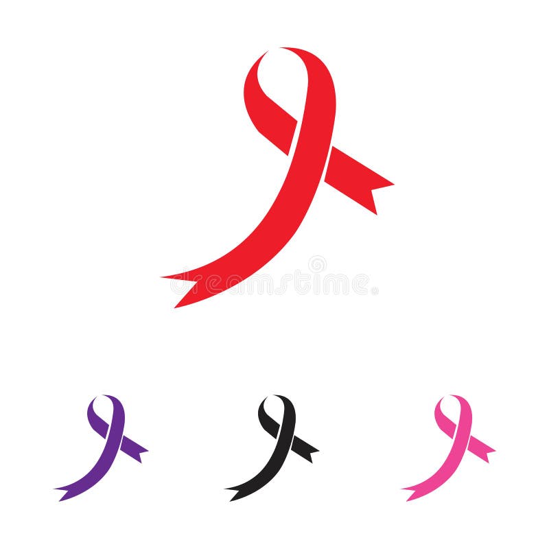 Colorful Ribbons Logo Symbol Illustration Design Template - Vector ...