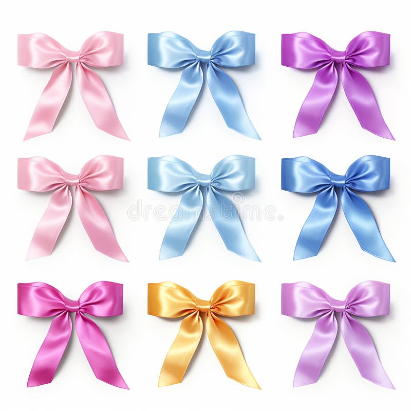 Colorful Ribbons for a New Chapter Stock Illustration - Illustration of ...