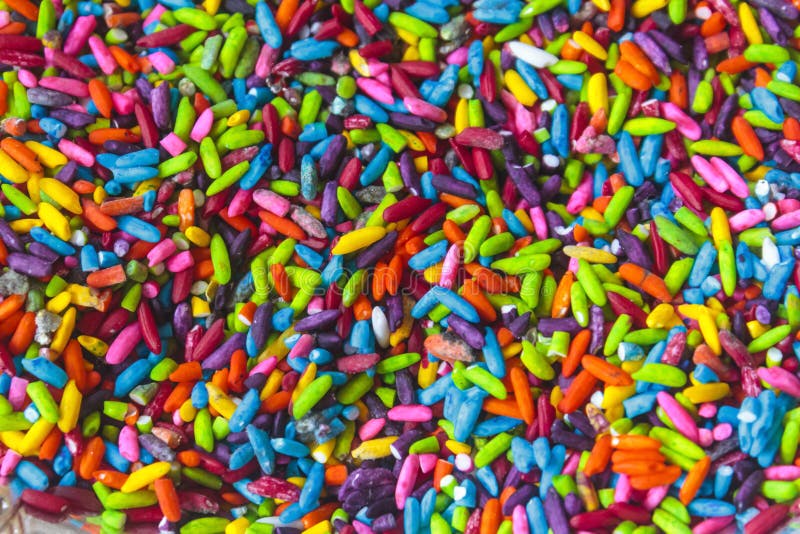 Colorful Rice stock photo. Image of grain, color, agriculture - 45545416