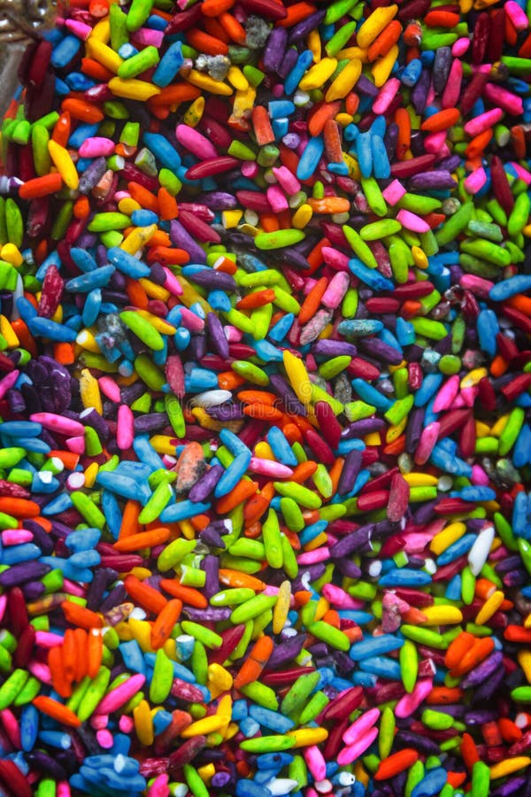 Colorful Rice stock image. Image of purple, seed, distinct - 45422013