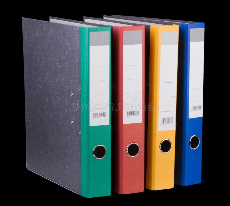 Binders stock image. Image of report, paper, notebook, objects - 468555