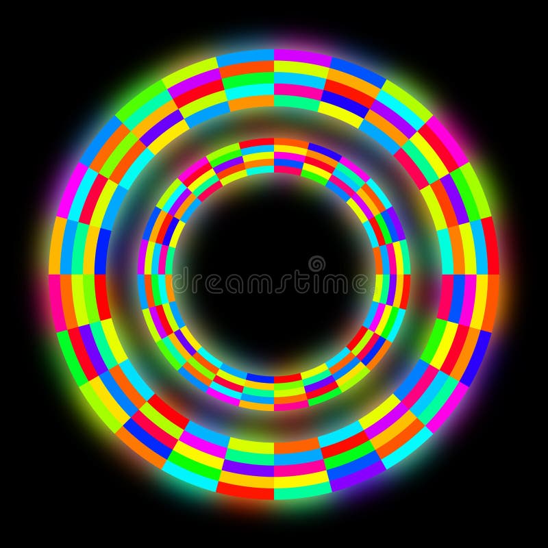 Colorful ring stock illustration. Illustration of magenta - 255685857