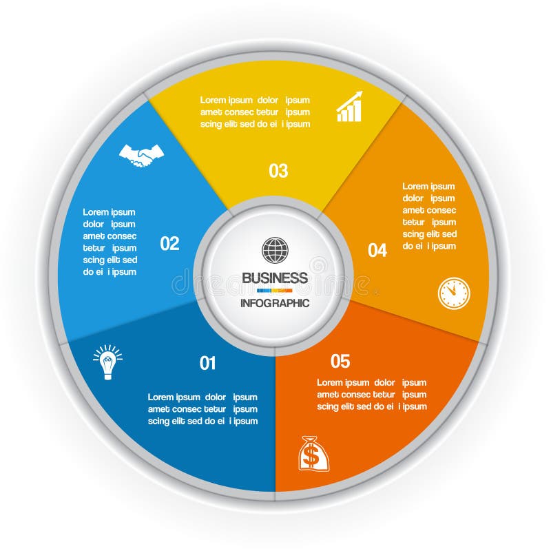Colorful Ring Cyclic Process Positions Stock Illustrations – 13 ...
