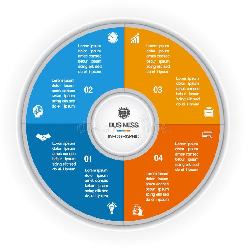 Colorful Ring Cyclic Process Positions Stock Illustrations – 13 ...