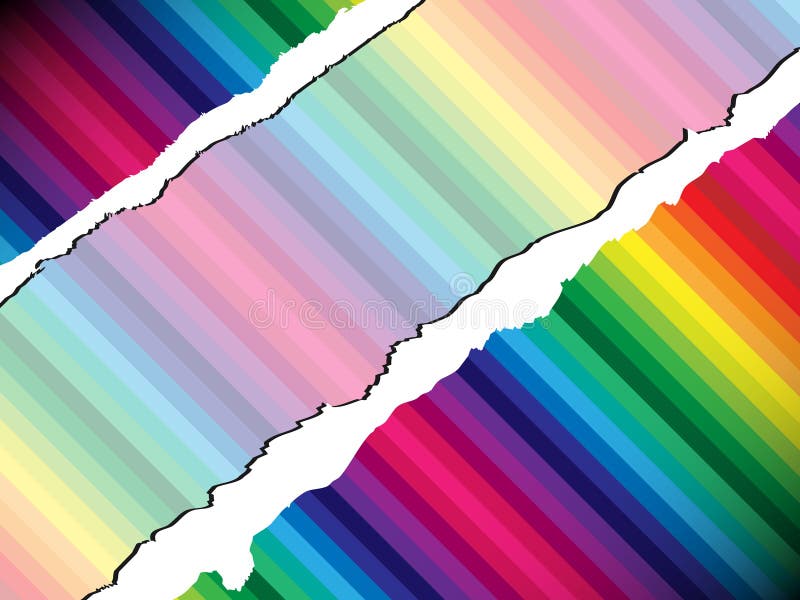 Colorful ripped paper stock vector. Illustration of aged - 12583886