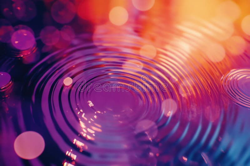 Colorful Ripple Water stock image. Image of visual, lights - 362809957