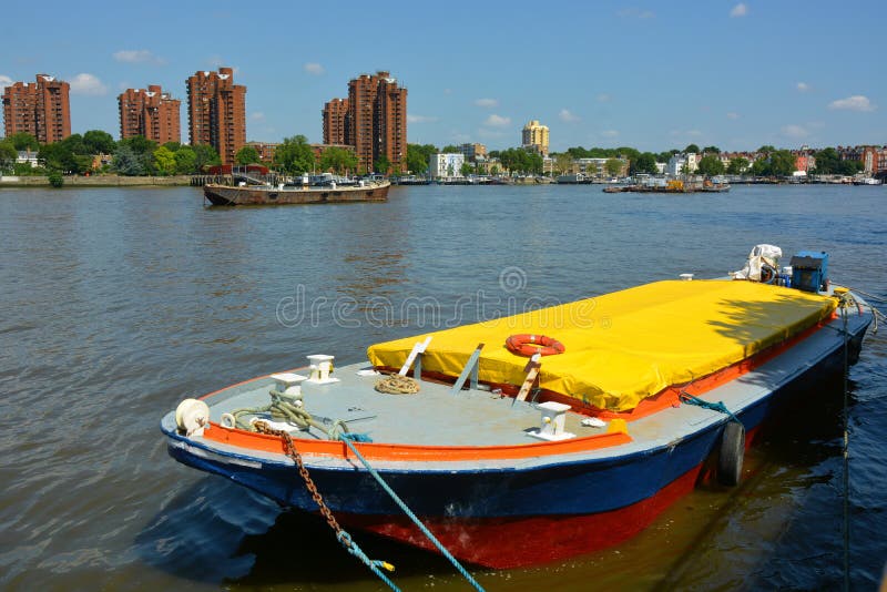 Colorful River Boat stock photo. Image of modernist, colour - 42321356