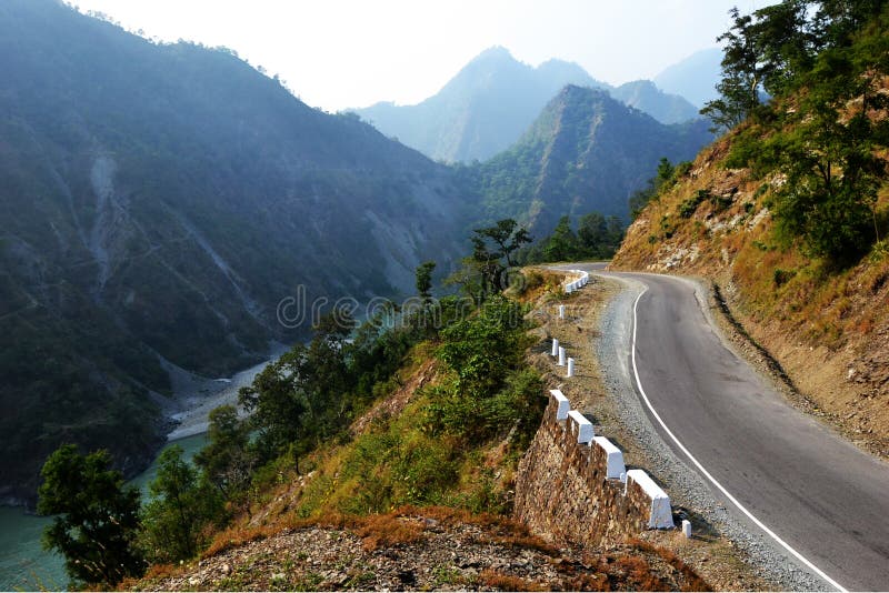 Colorful roadside stock image. Image of ride, mountains - 83109617