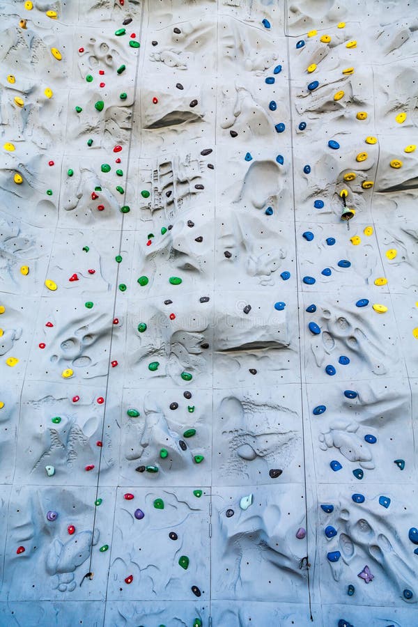Colorful Rock Climbing Wall Stock Image - Image of active, climb: 50599257