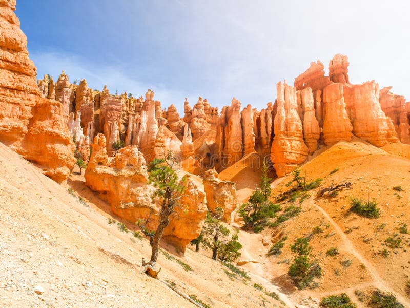 Colorful Rock Formations in Bryce Canyou, Utah, USA. Stock Photo ...