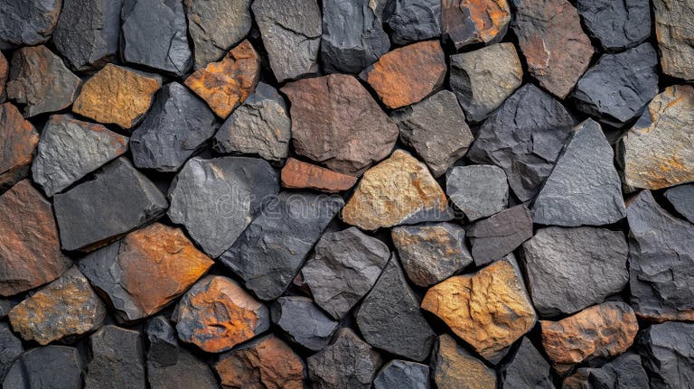 Colorful Rock Wall stock illustration. Illustration of visual - 307146234