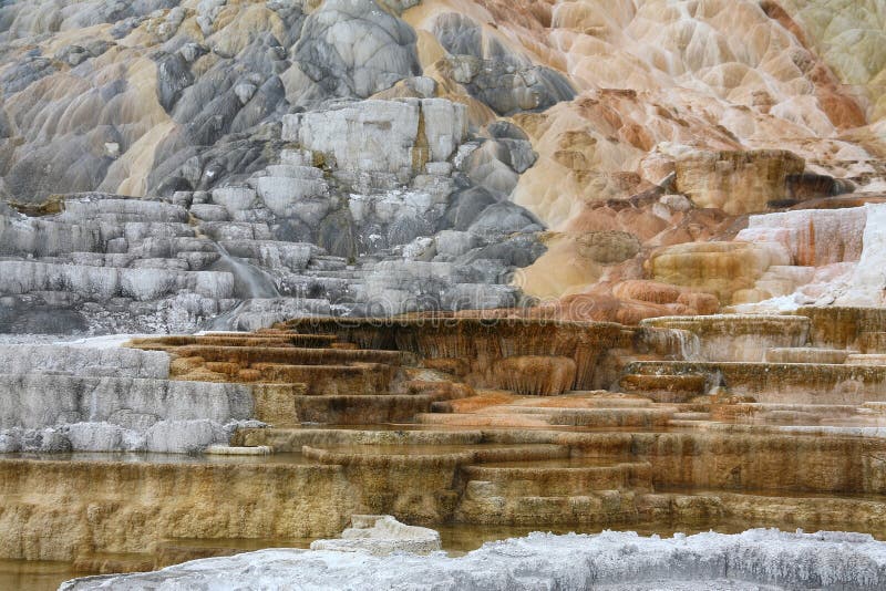 Colorful Rock in Yellowstone National Parl Stock Image - Image of ...