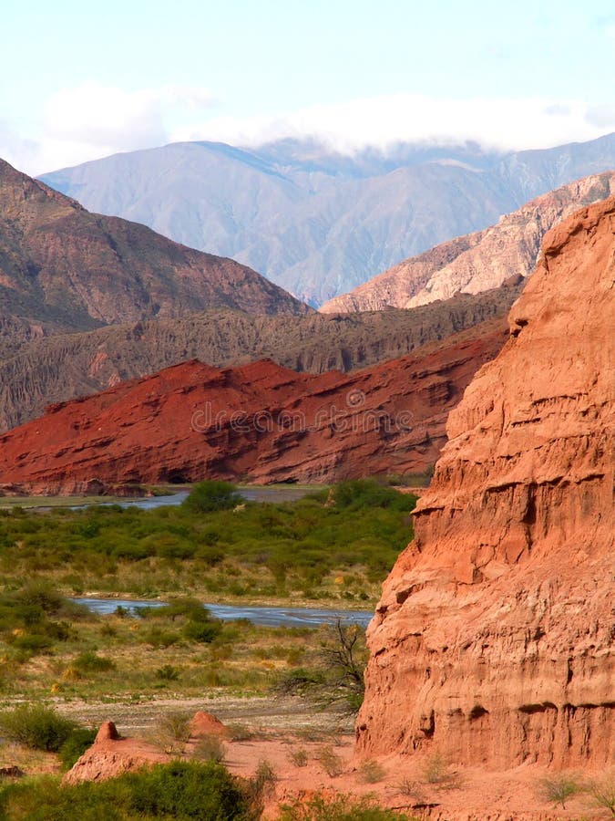 Colorful rocks stock image. Image of sand, cafayate, mountain - 10375053
