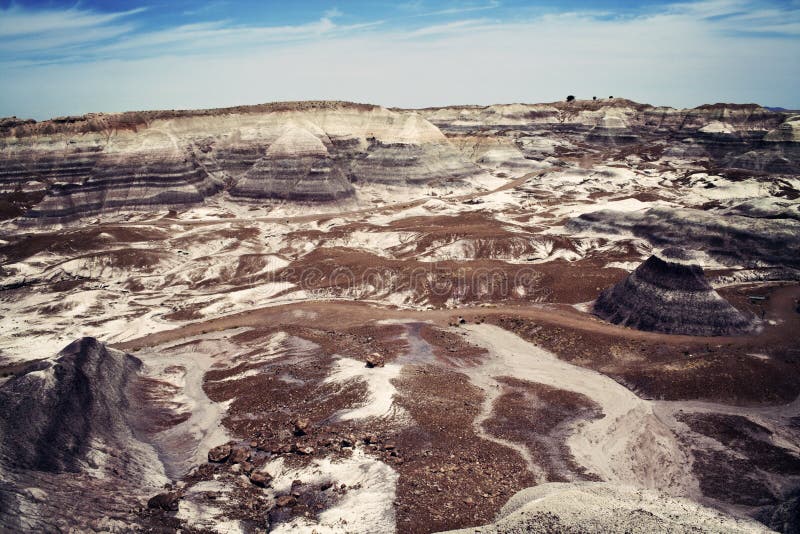 Colorful Rocks of Badlands in Arizona Stock Photo - Image of colorful ...