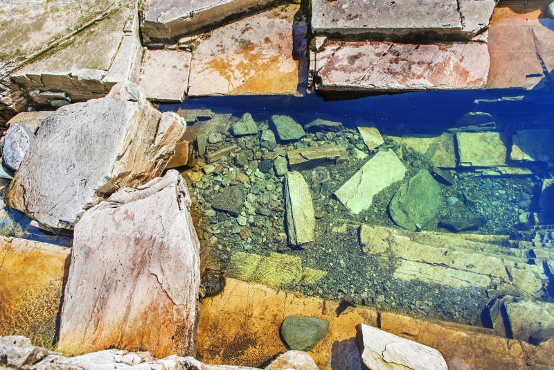 Colorful Rocks in Norway Mountains Stock Image - Image of nature ...