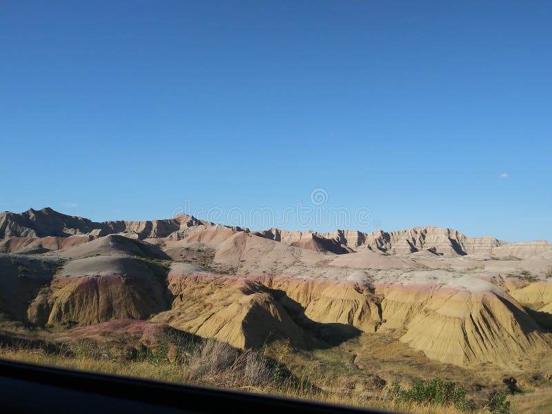Colorful, rocky, badlands stock image. Image of landscape - 193987405