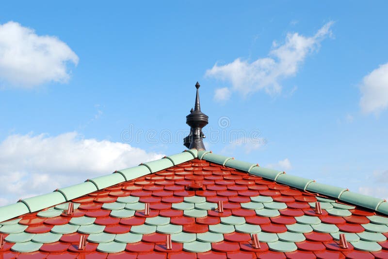 Colorful roof stock photo. Image of decoration, colorful - 50602784